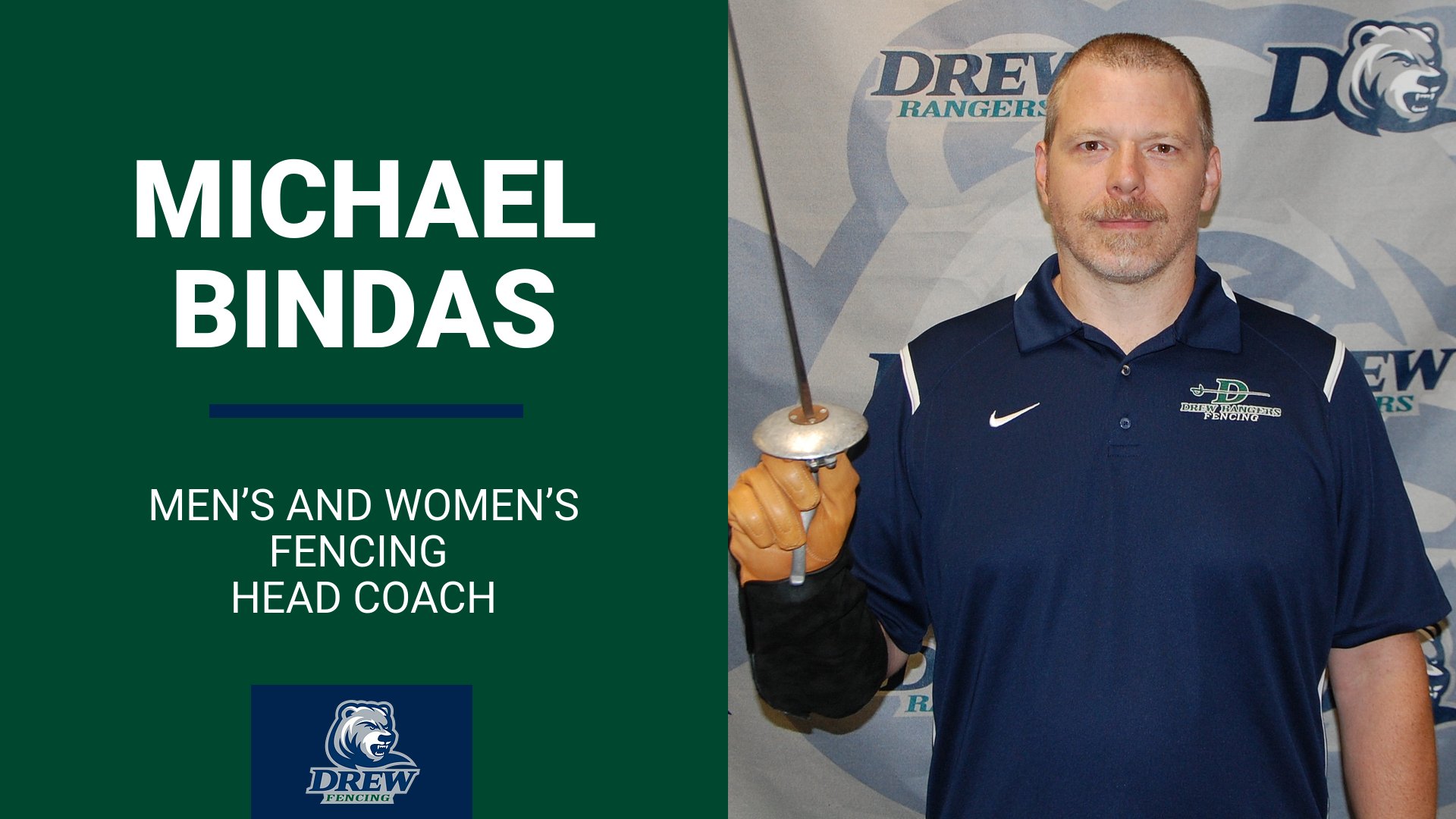 Bindas Promoted to Head Fencing Coach - Drew University Athletics