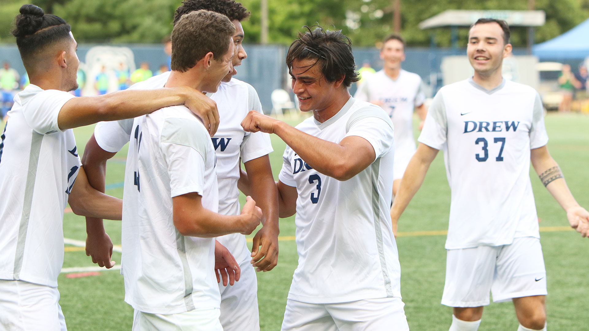 Kiernan Scores Twice as Men's Soccer Captures Home Opener - Drew ...