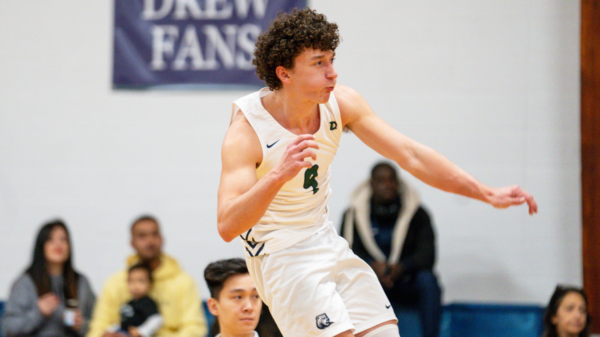 Sledz Posts Double-Double in Loss to Kean - Drew University Athletics