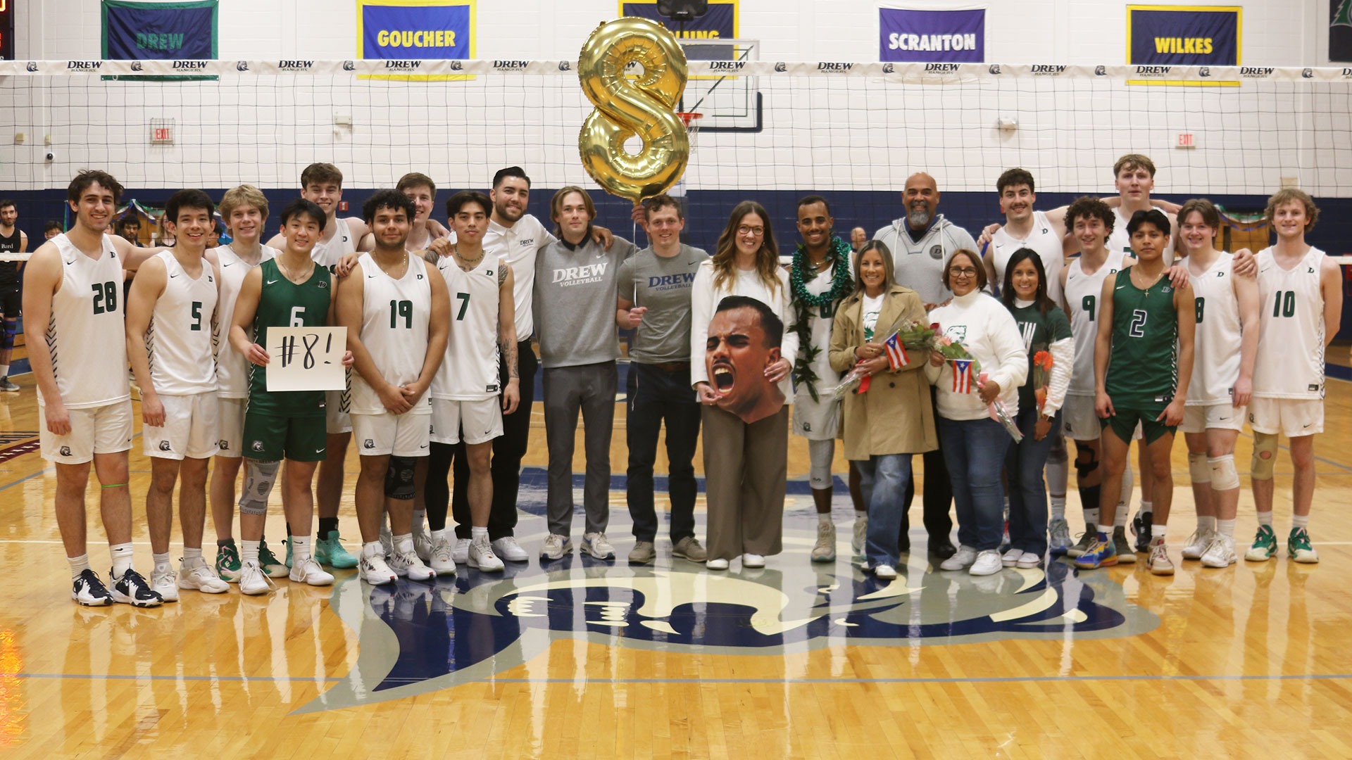 Men’s Volleyball Sweeps Bard on Senior Night - Drew University Athletics