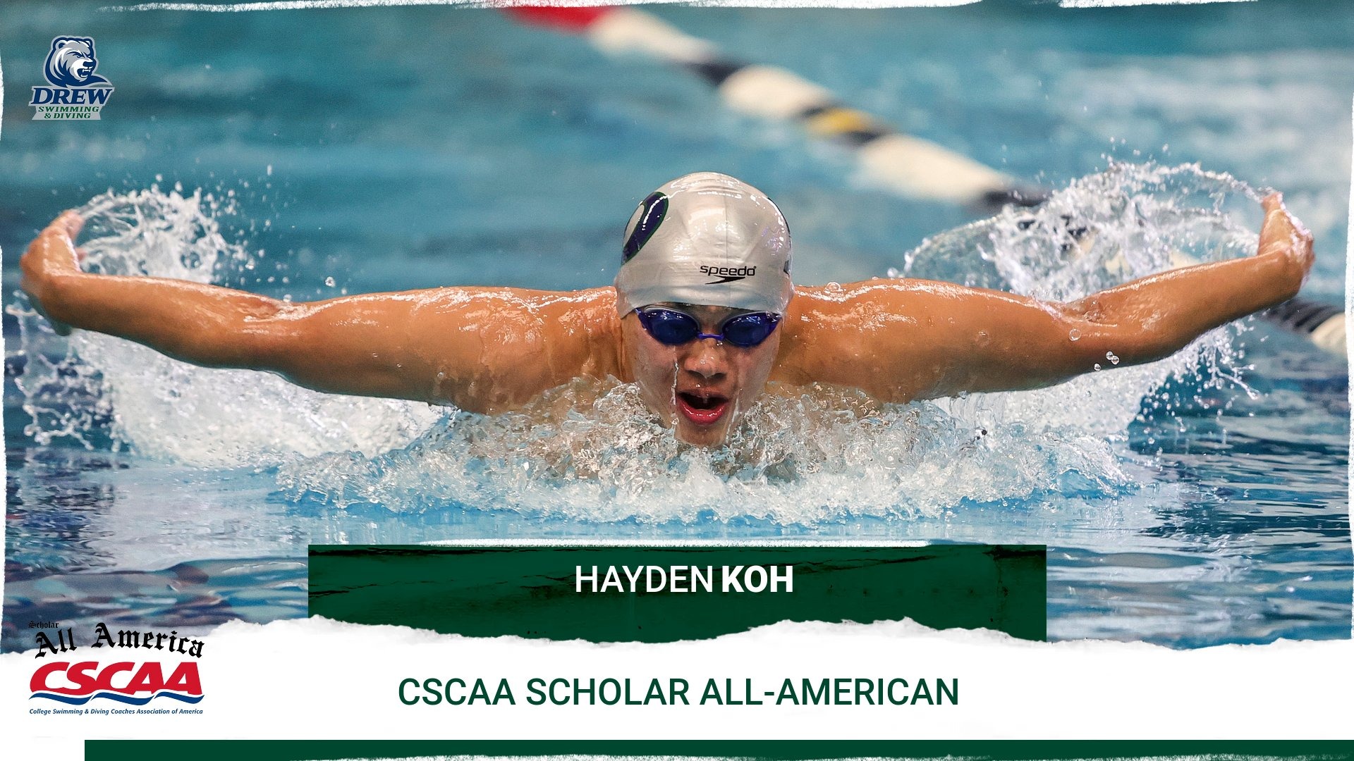 Koh Becomes Drew’s First All-American in Men’s Swimming & Diving - Drew ...