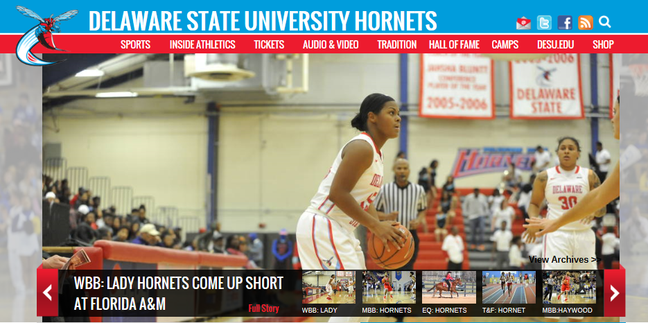 DSU ATHLETICS LAUNCHES REDESIGNED WEB SITE - Delaware State University