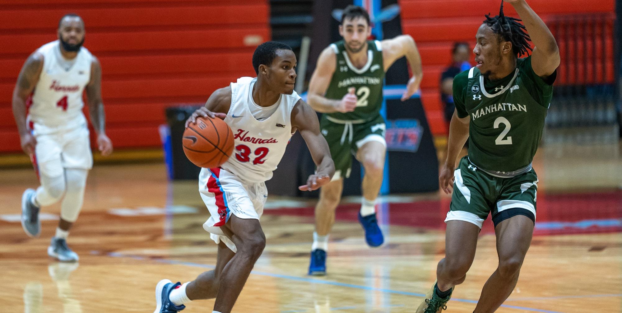 HORNETS FALL SHORT TO MANHATTAN IN MEN'S BASKETBALL HOME OPENER ...