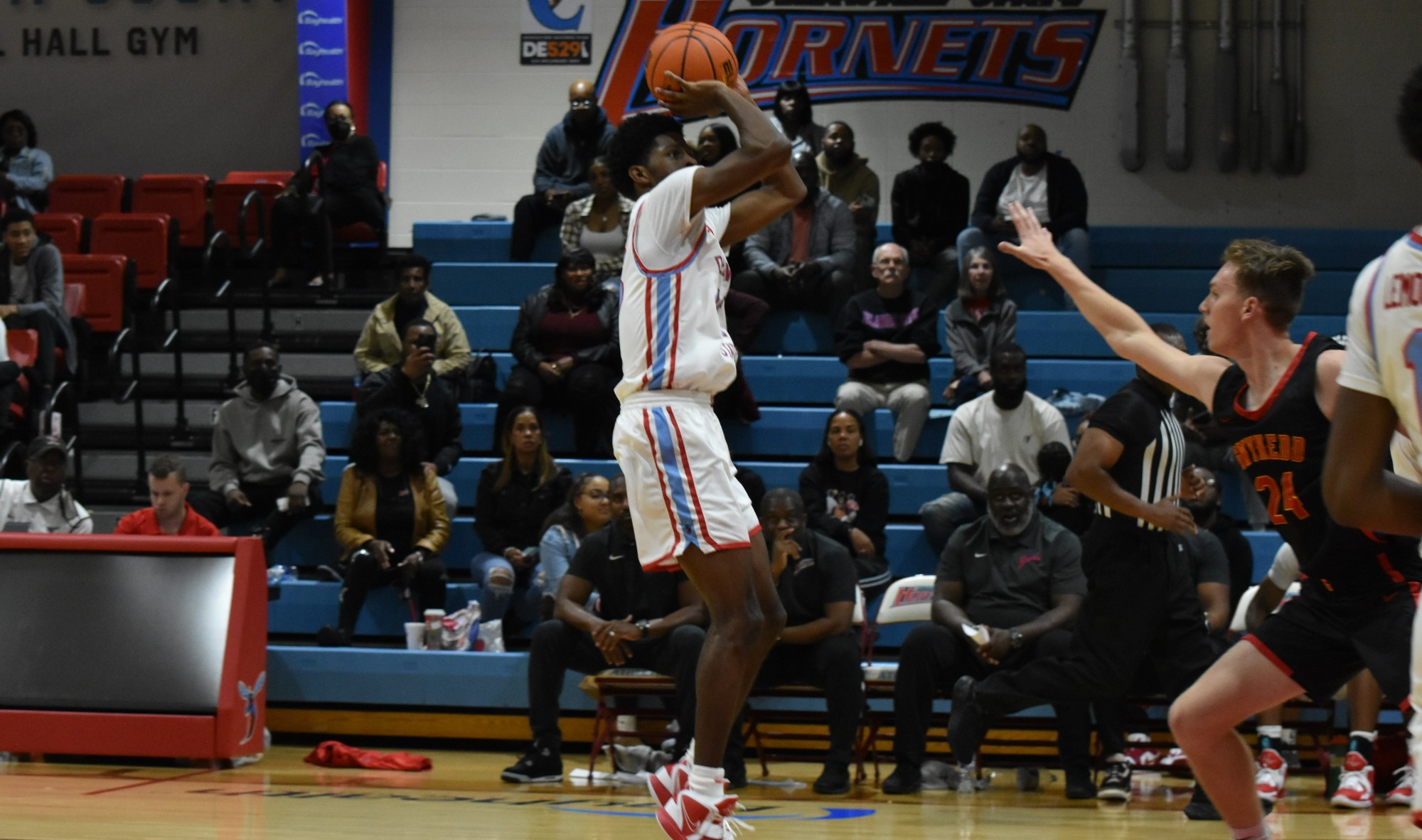 HORNETS FALL TO GEORGIAN COURT IN SAT. MATINEE - Delaware State University