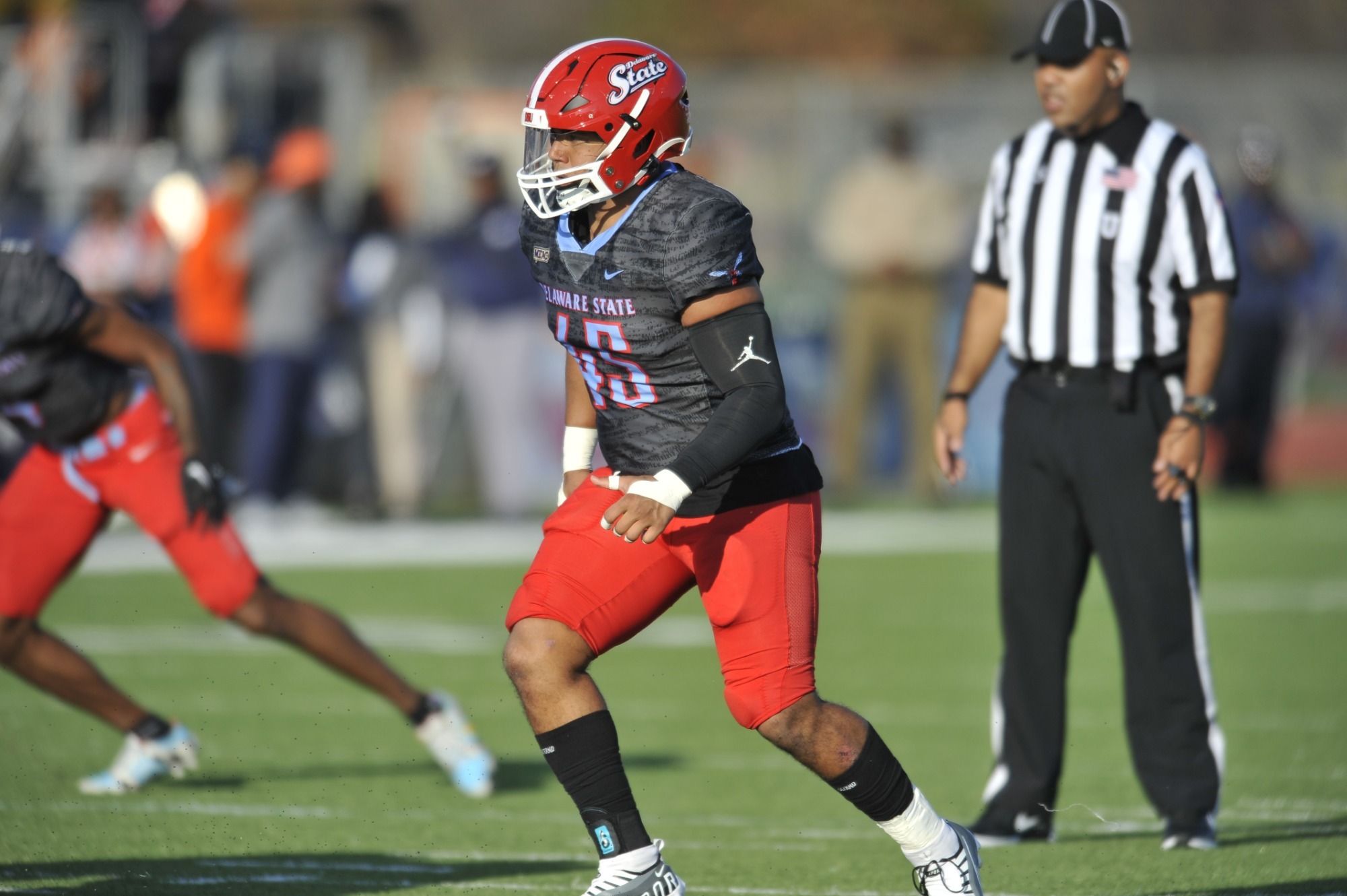SPRING FOOTBALL PLAYER SPOTLIGHT- MAURIO GOINGS - Delaware State University