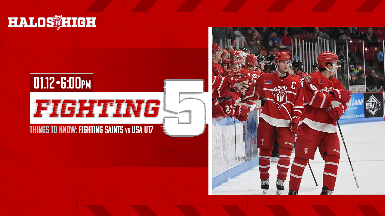 Fighting Five: Saints Open Weekend at NTDP - Dubuque Fighting Saints