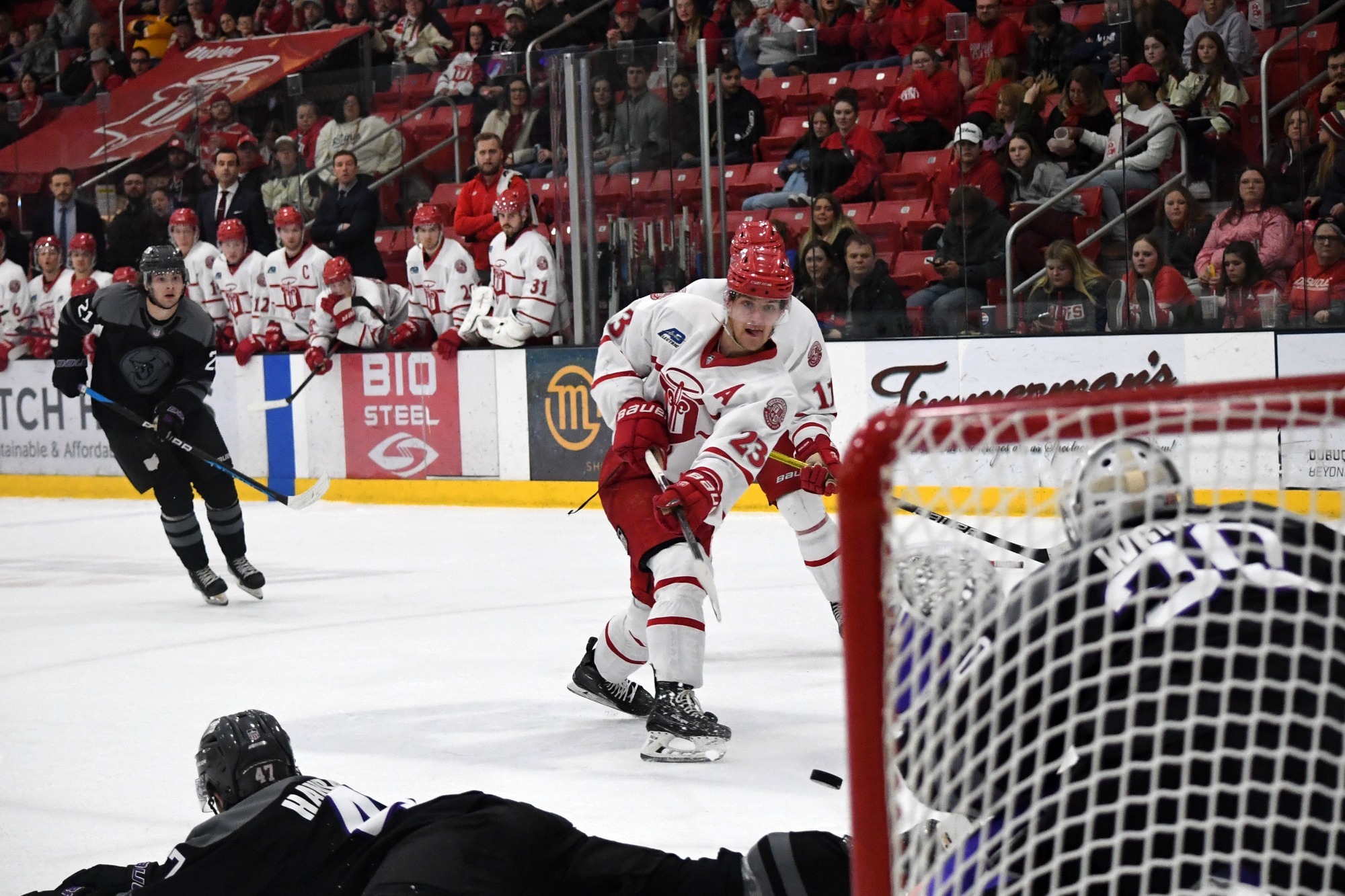 Saints Fall in Game 1 of Conference Semifinals - Dubuque Fighting Saints