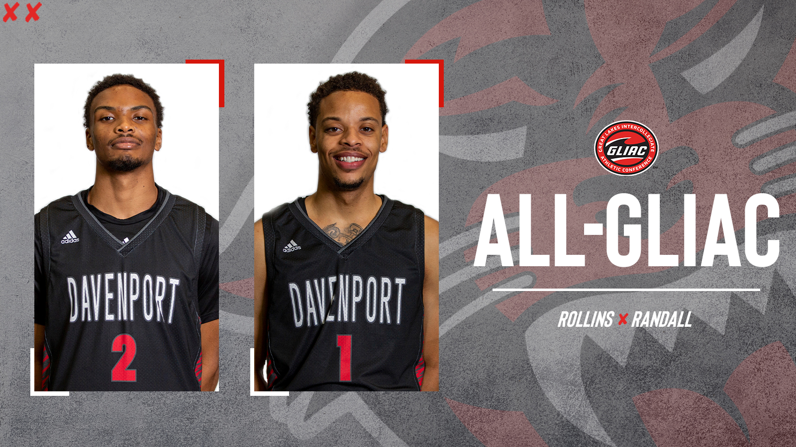 Rollins and Randall Receive All-GLIAC Honors - Davenport University ...