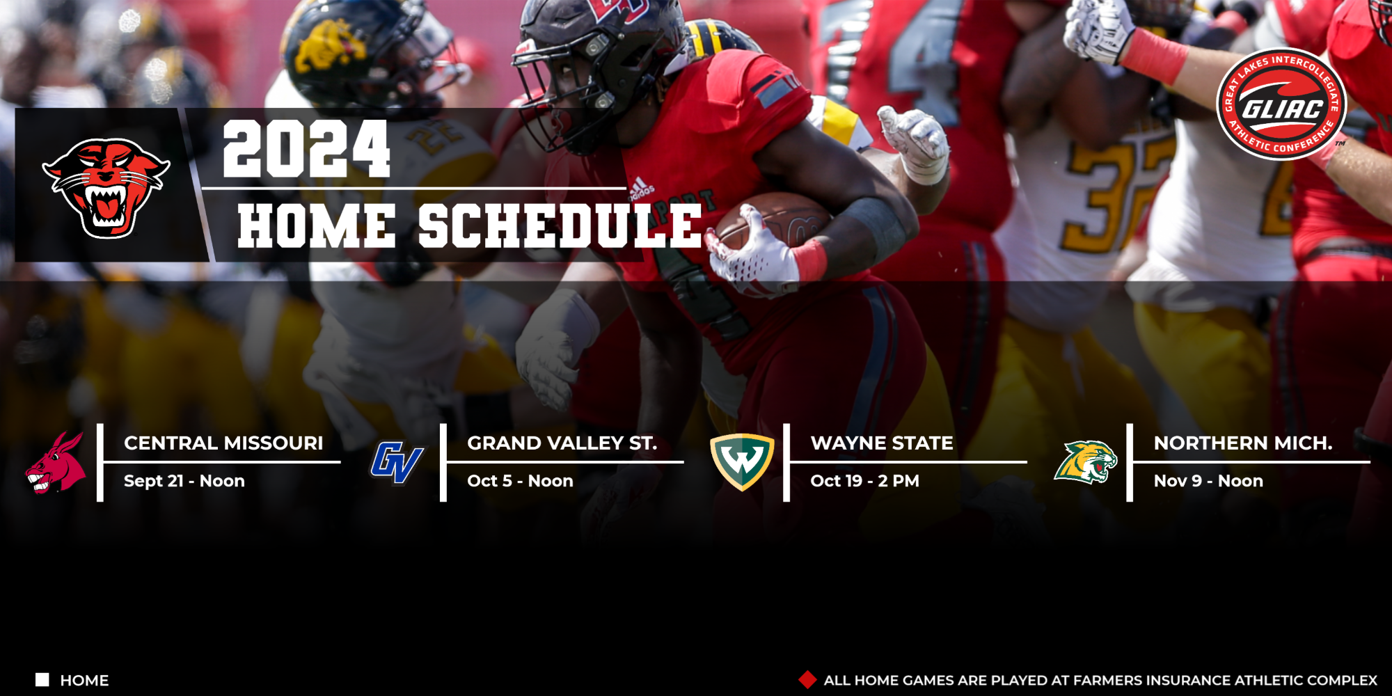 2024 Football Schedule - Davenport University Athletics