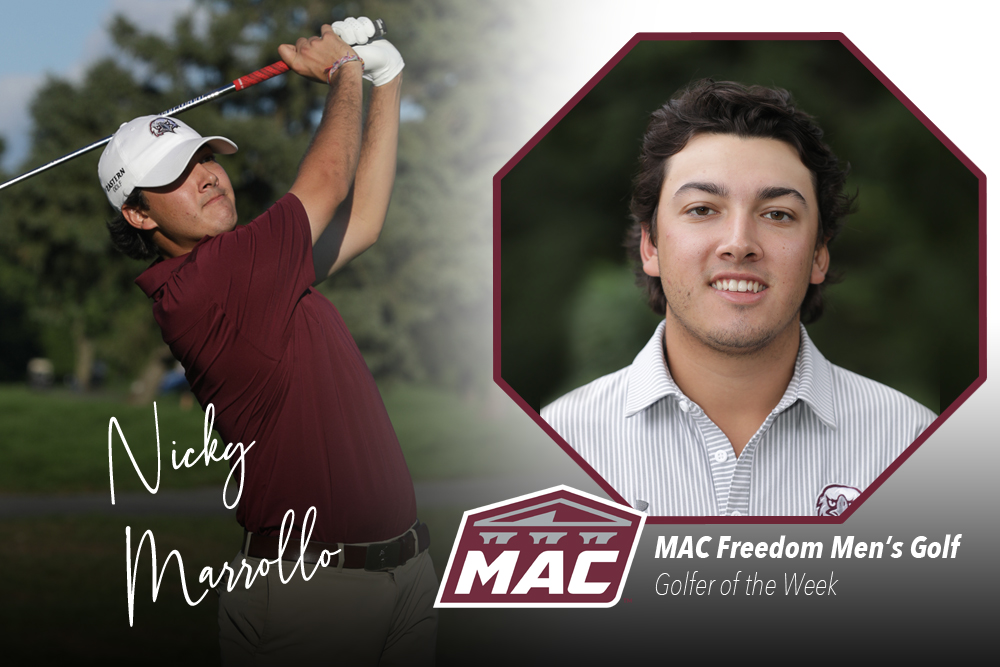 Marrollo Earns Golfer of the Week Honors - Eastern University Athletics
