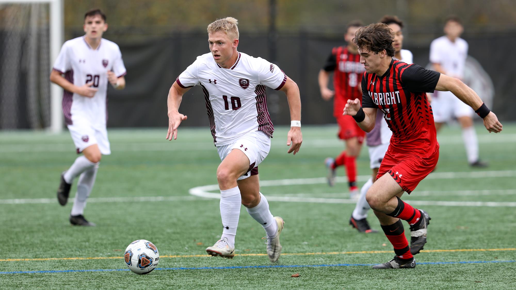 Men's Soccer Tops Albright; Stays Alive in Post-Season Chase - Eastern ...