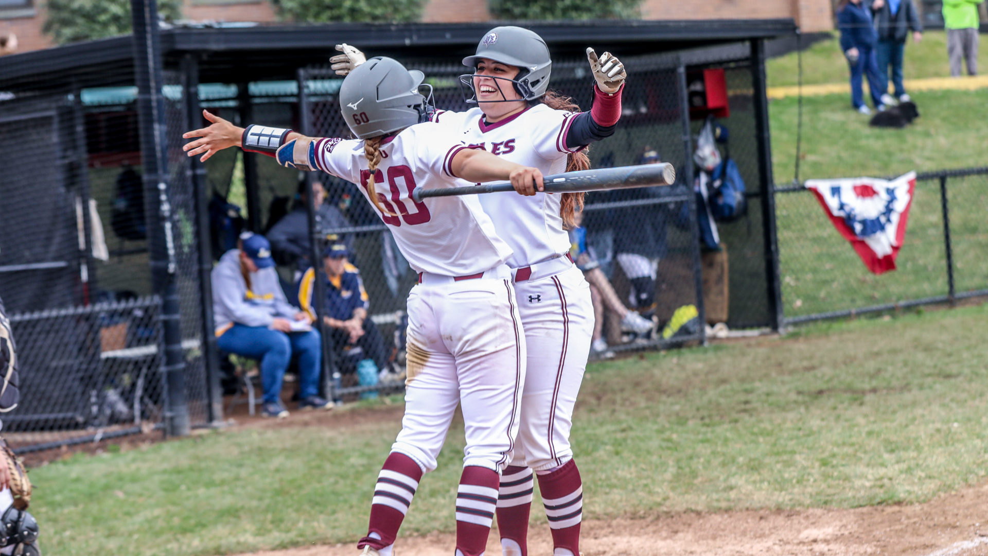 Softball Records First Home Triumphs in Sweep of Neumann - Eastern ...