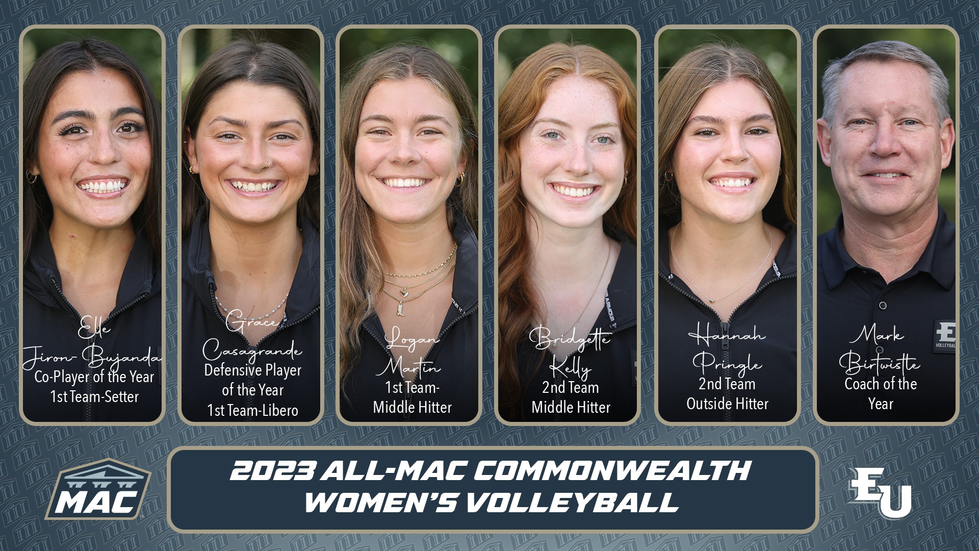 Six Earn MAC Commonwealth Women's Volleyball Recognition - Eastern ...