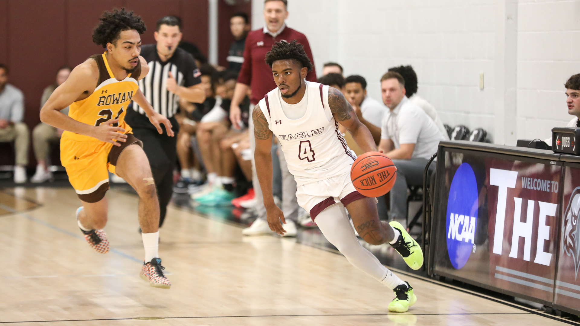 Men's Hoops Falls to Rowan in Home Opener - Eastern University Athletics