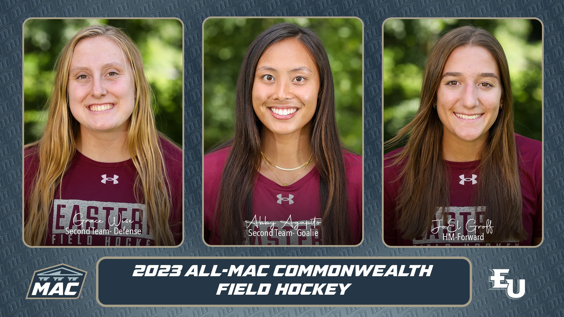 Three Earn MAC Commonwealth Field Hockey Honors - Eastern University ...