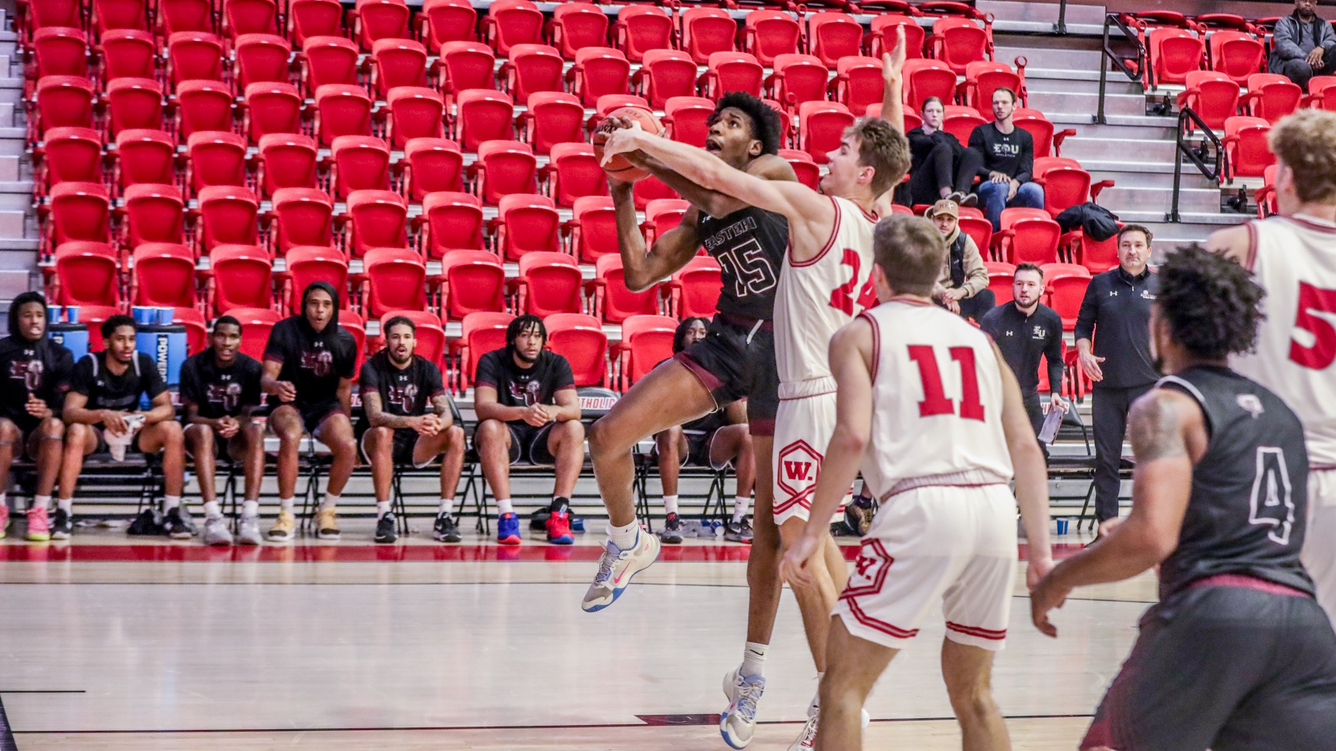 Men's Basketball Finishes Semester with Overtime Win - Eastern ...