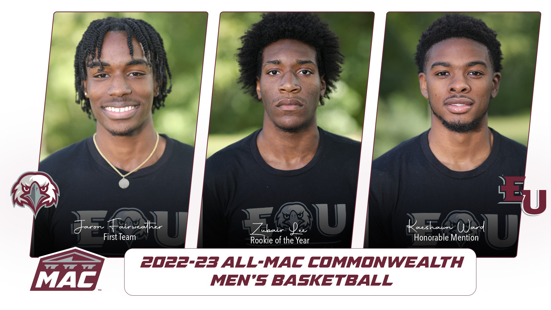 Three Earn MAC Commonwealth Men's Basketball Honors - Eastern ...
