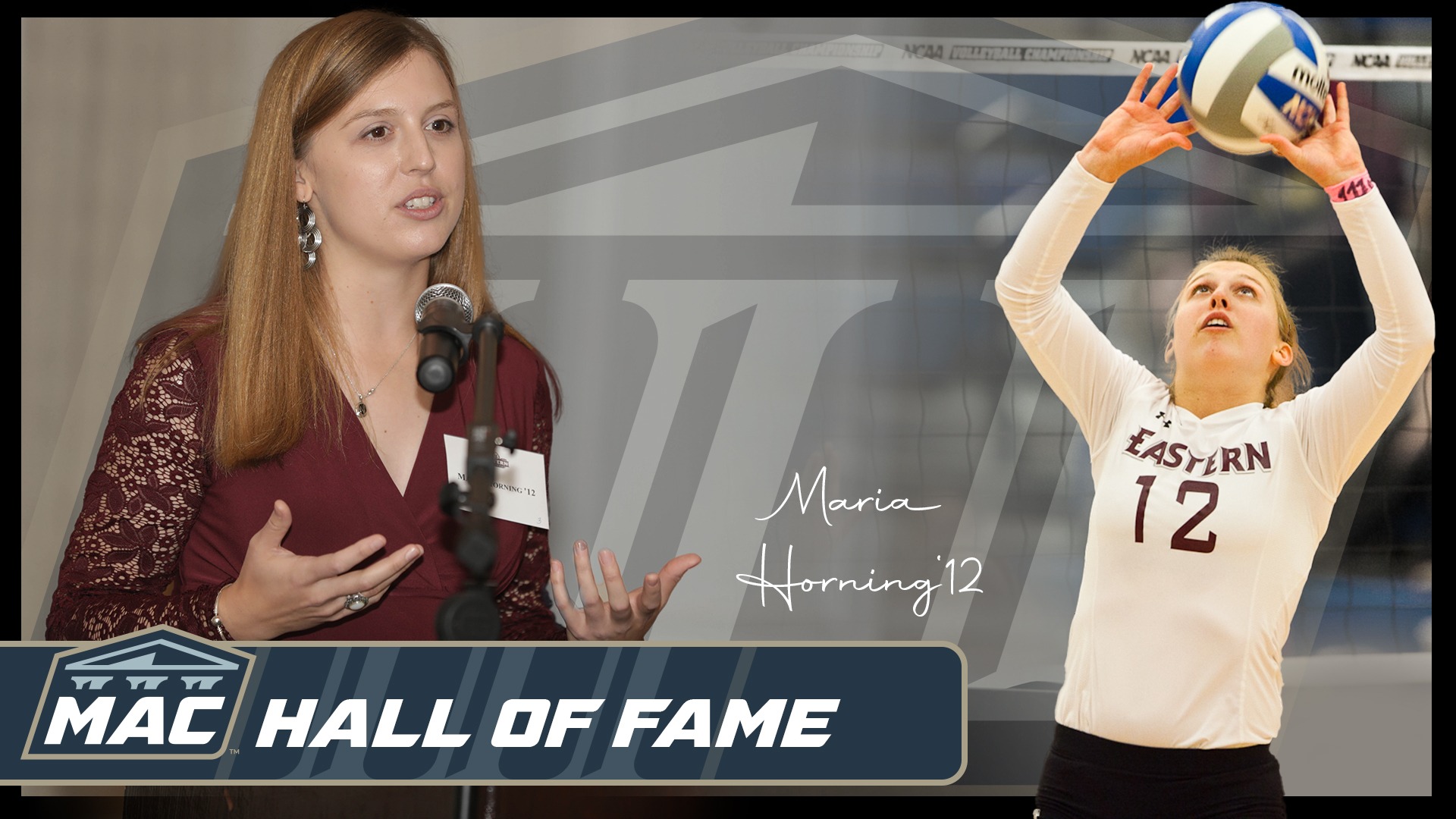Horning Inducted to MAC Hall Of Fame - Eastern University Athletics