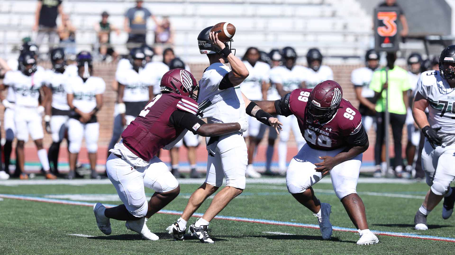 Football Falls at Home to Delaware Valley - Eastern University Athletics