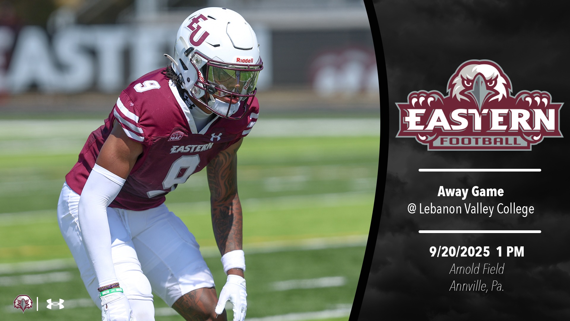 2025 Football Schedule Released - Eastern University Athletics