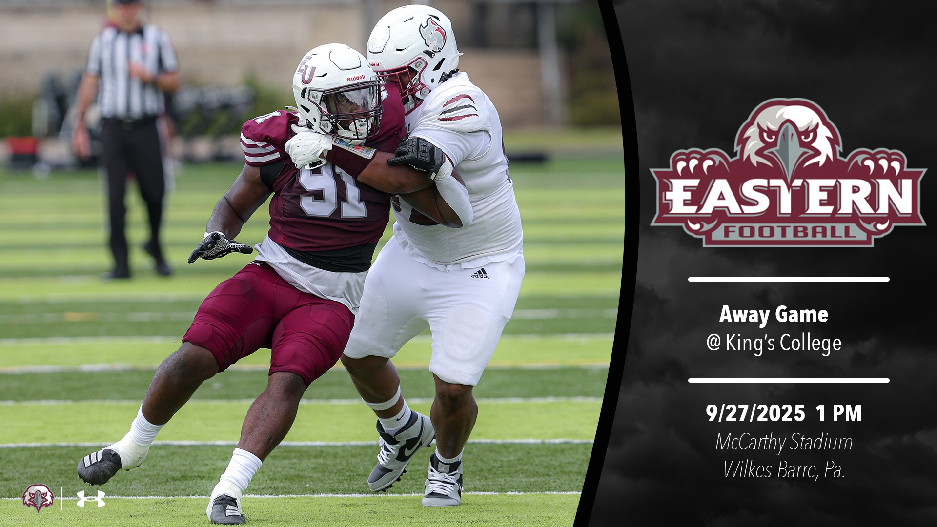 2025 Football Schedule Released - Eastern University Athletics