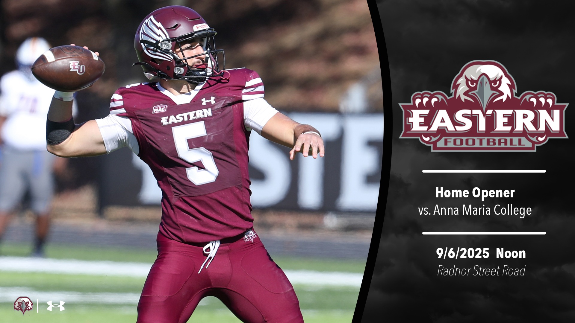 2025 Football Schedule Released - Eastern University Athletics