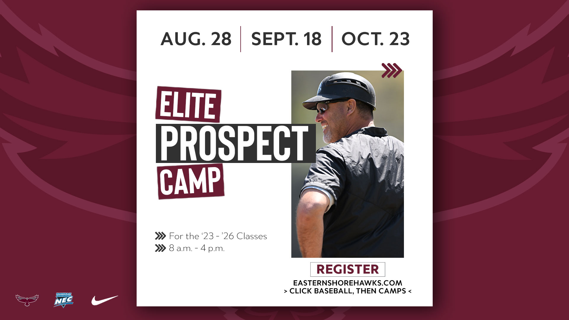 Hawk Baseball Announces Two Fall Elite Prospect Camps - University of ...