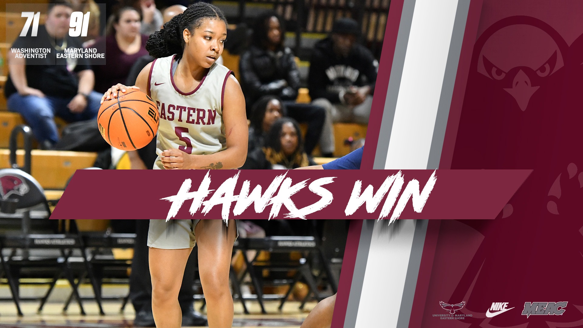 Hawks win home opener over Washington Adventist, 91-71 - University of ...