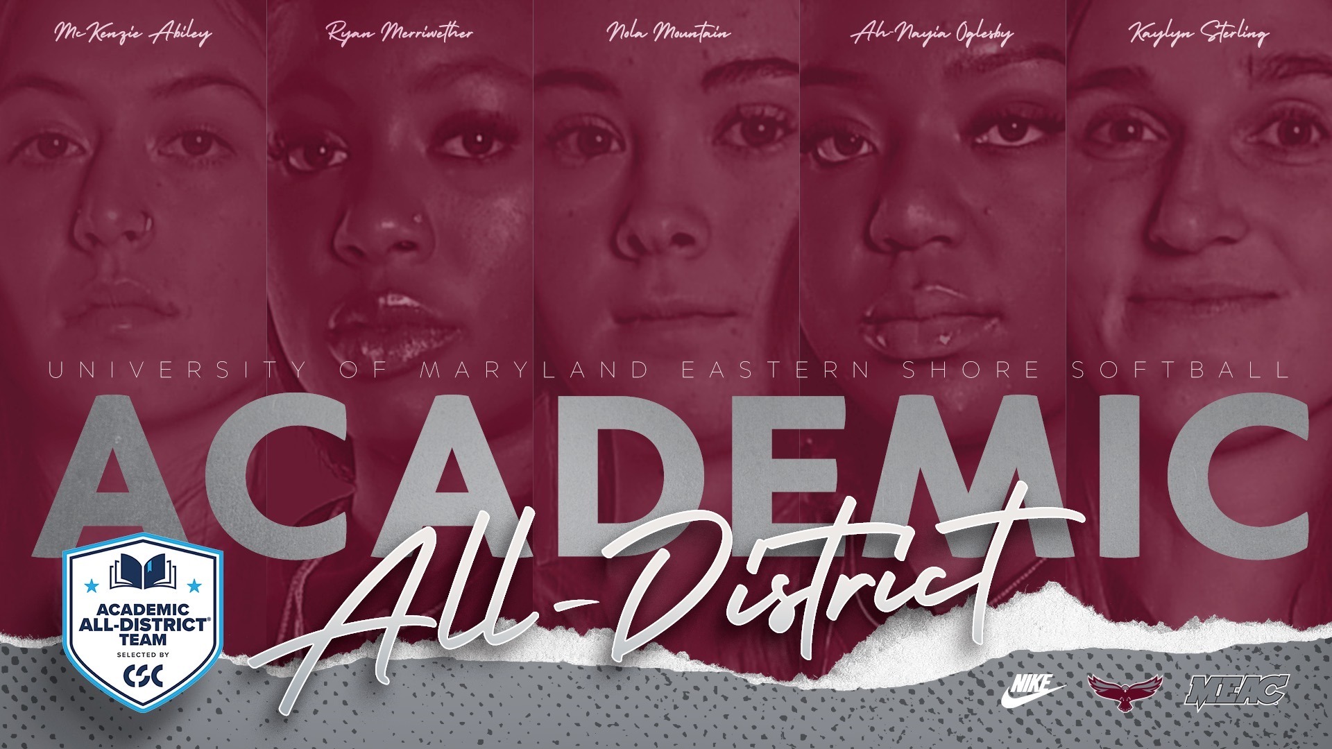 Softball Lands Five on Academic All-District Team - University of ...