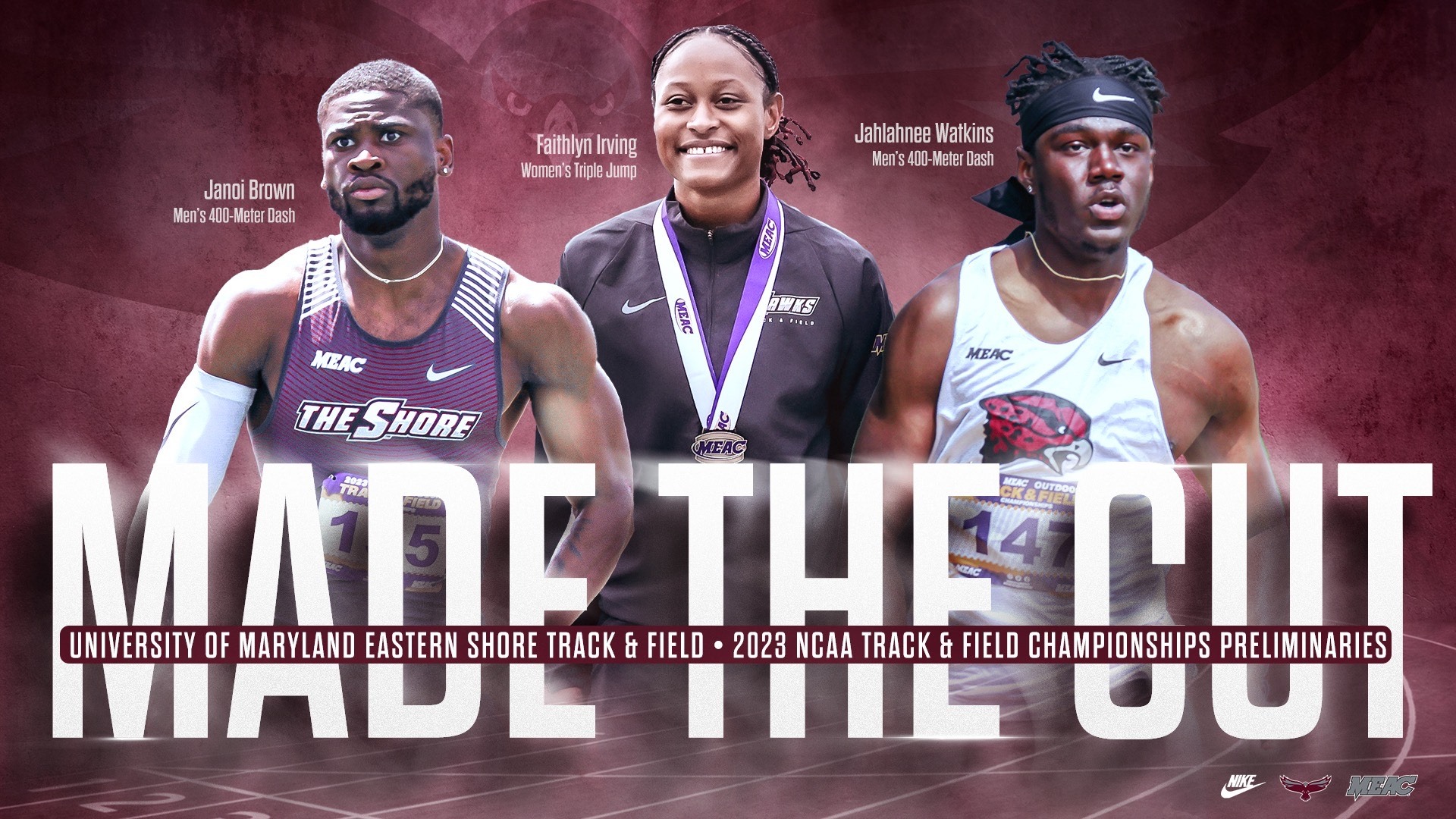 T&F Preview: Hawk trio of Watkins, Irving and Brown to represent UMES ...