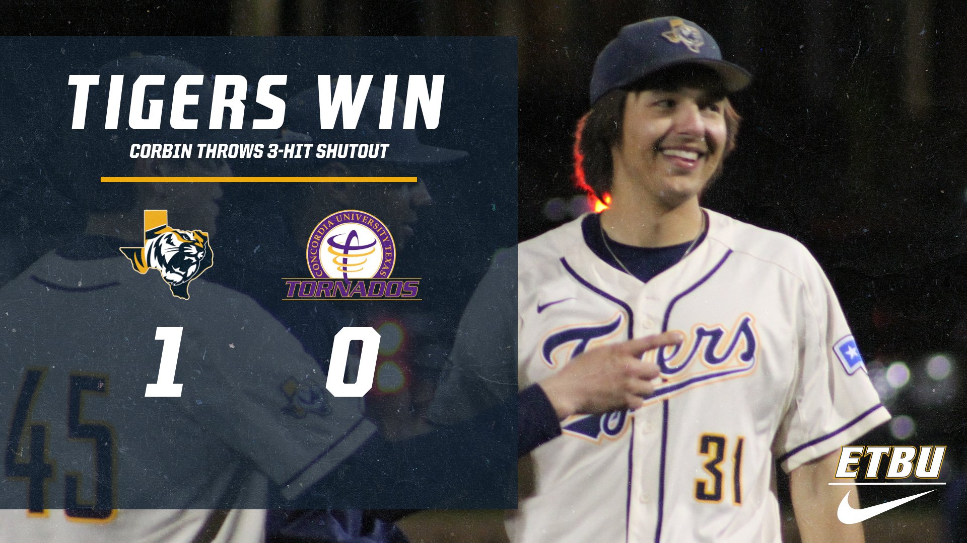 Blake Corbin - Baseball - East Texas Baptist University Athletics