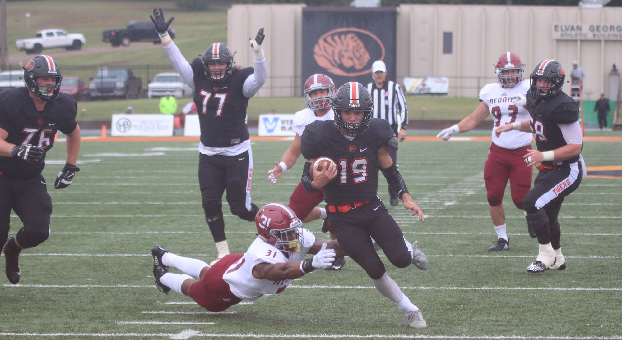 Football Battles Weather and Henderson State - East Central University ...