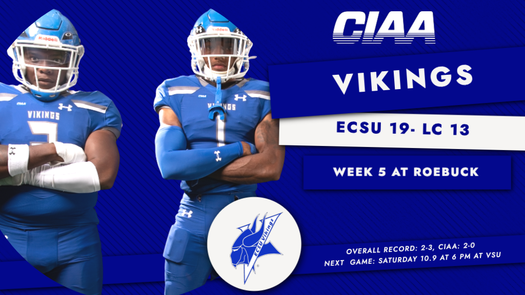 Vikings Defense Huge for ECSU in 19-13 Win Against Livingstone ...