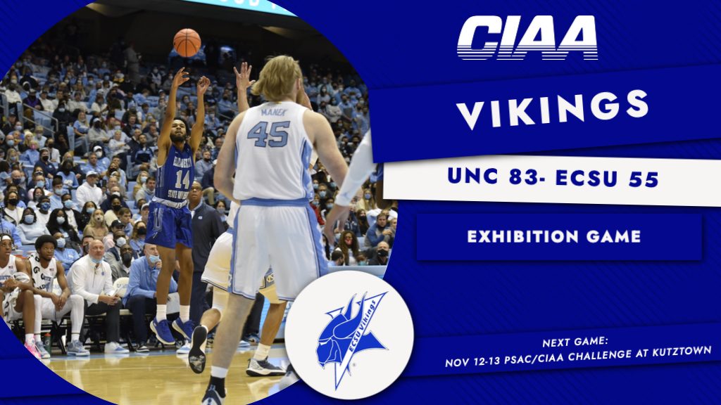 Hobbs and Wright II Lead ECSU, but Vikings Drop Exhibition 83-55 at UNC ...