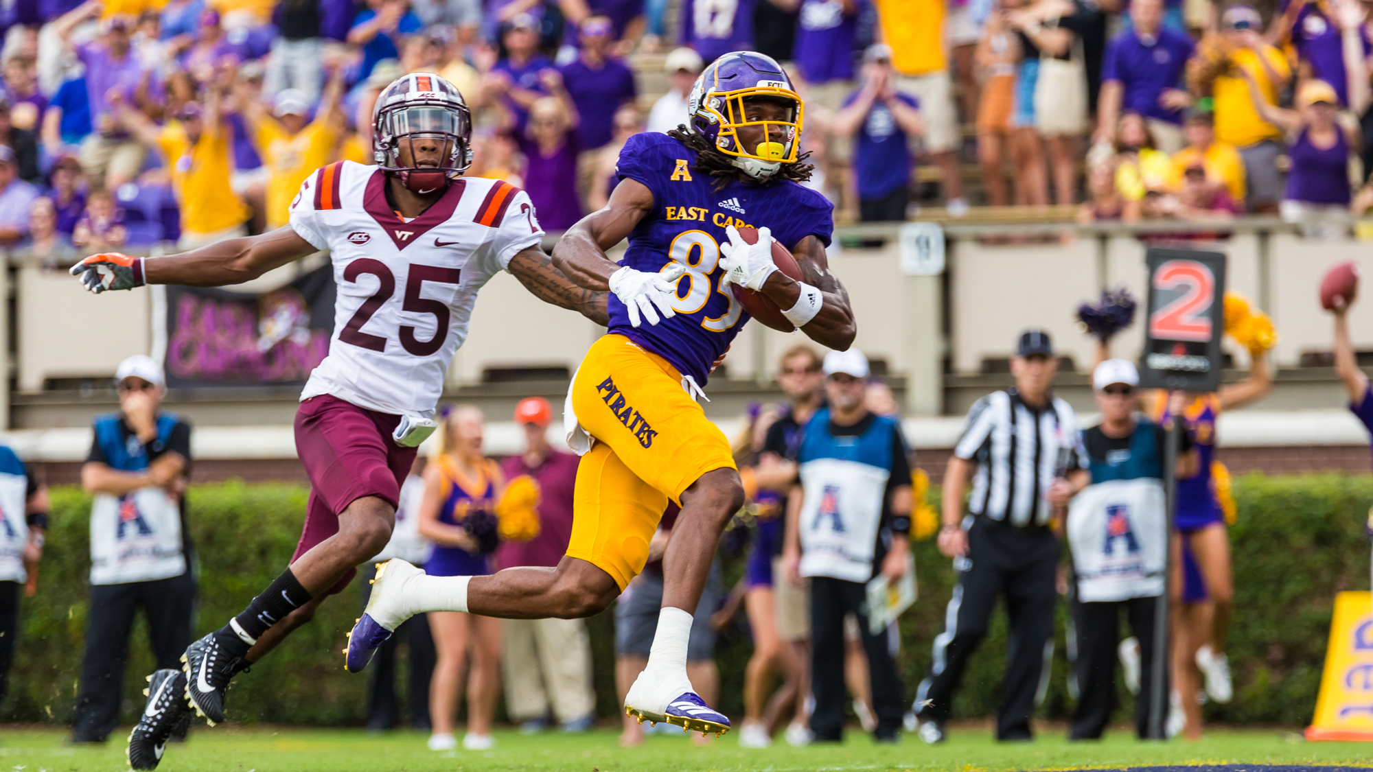 ECU Falls To No. 16 Virginia Tech, 64-17 - East Carolina University ...