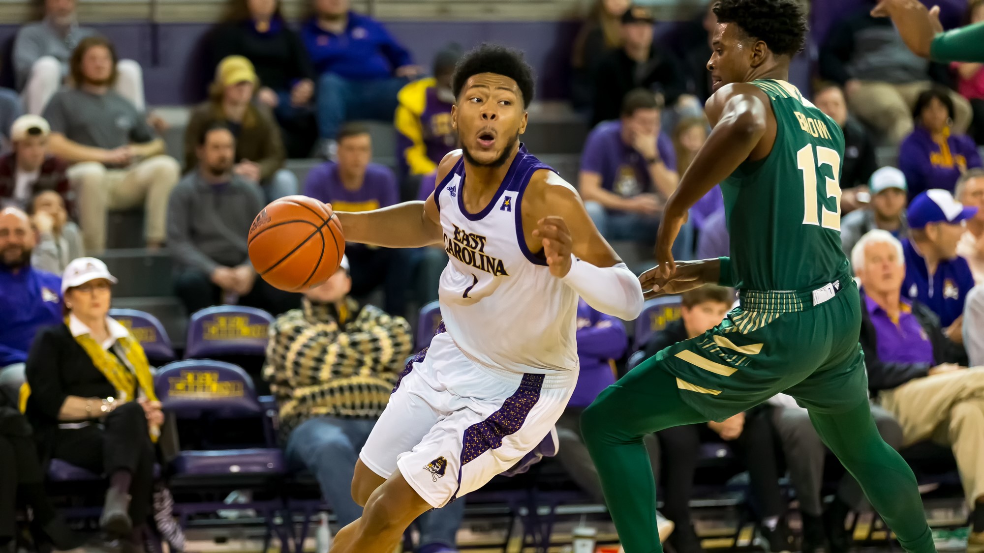 ECU Holds Off USF For First Conference Win - East Carolina University ...