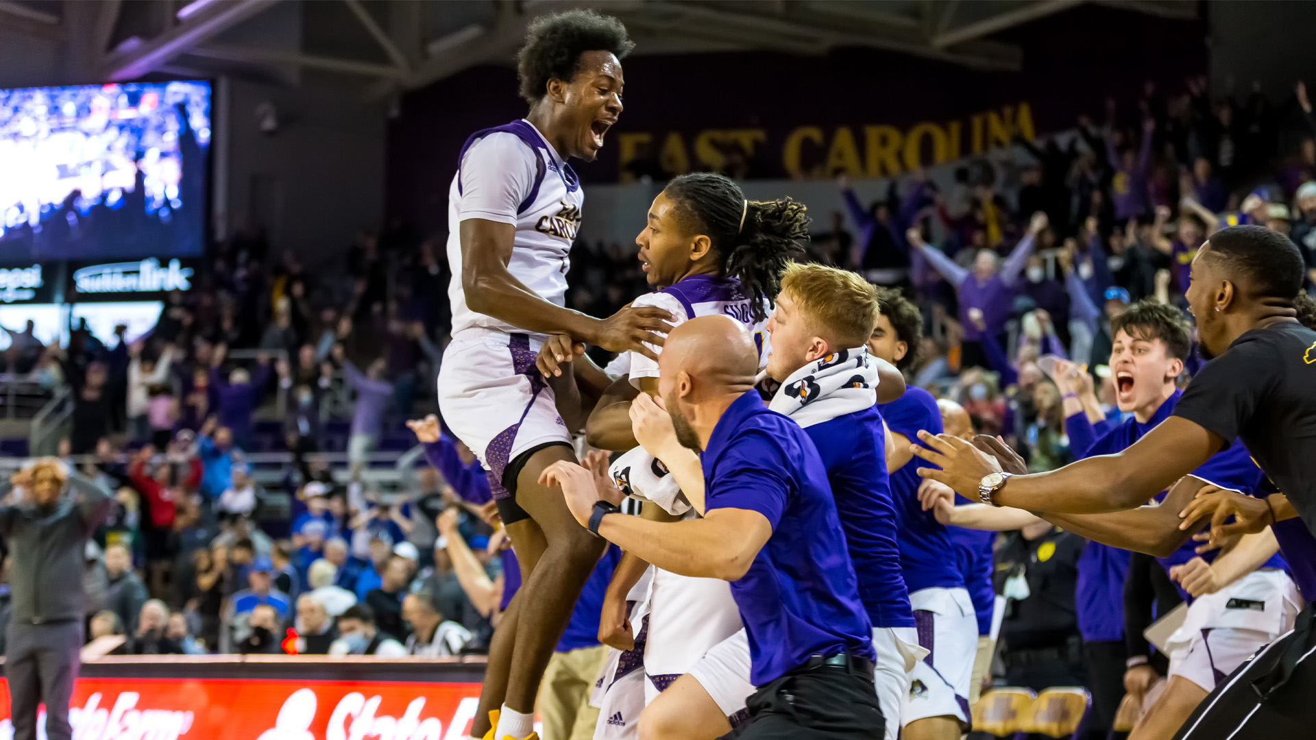 ECU Vanquishes Memphis At The Horn, 72-71 - East Carolina University ...