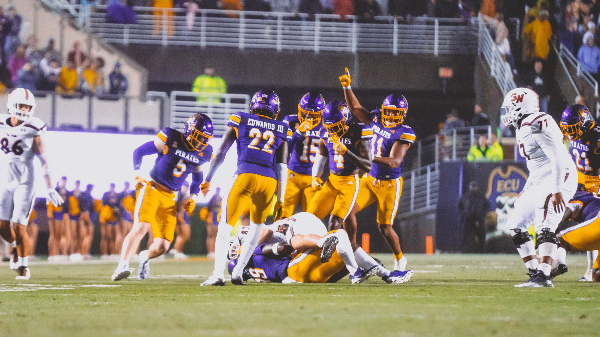 ECU Shuts Out Gardner-Webb, 44-0 - East Carolina University Athletics