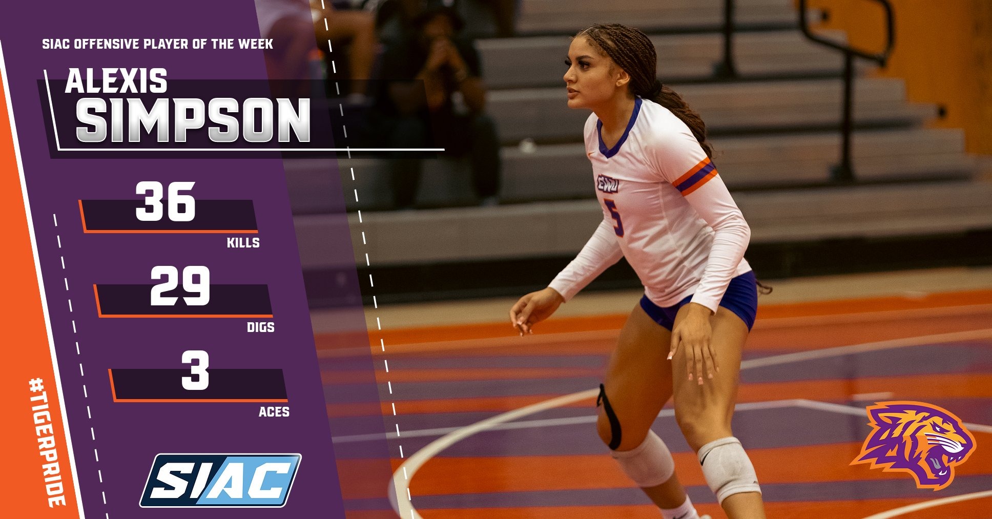 Alexis Simpson Secures Second Team All-SIAC Outside Hitter Honors for ...