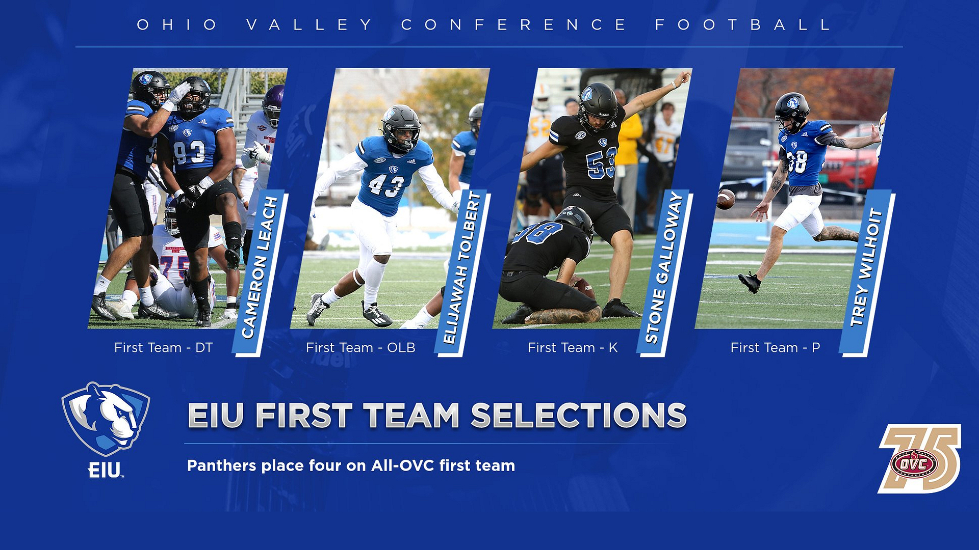 Cameron Leach - Football - Eastern Illinois University Athletics