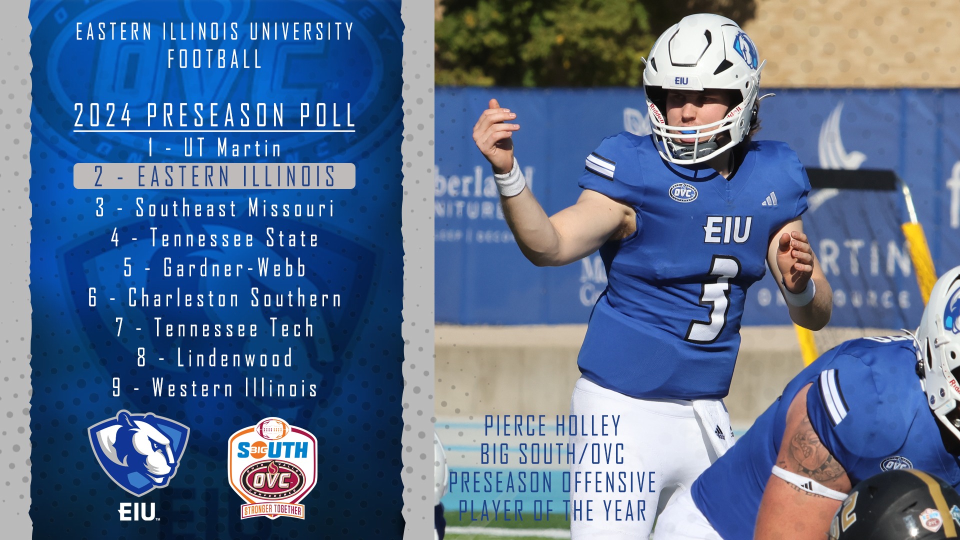 Football Ranked No. 25 In Hero Sports Preseason Poll - Eastern Illinois ...
