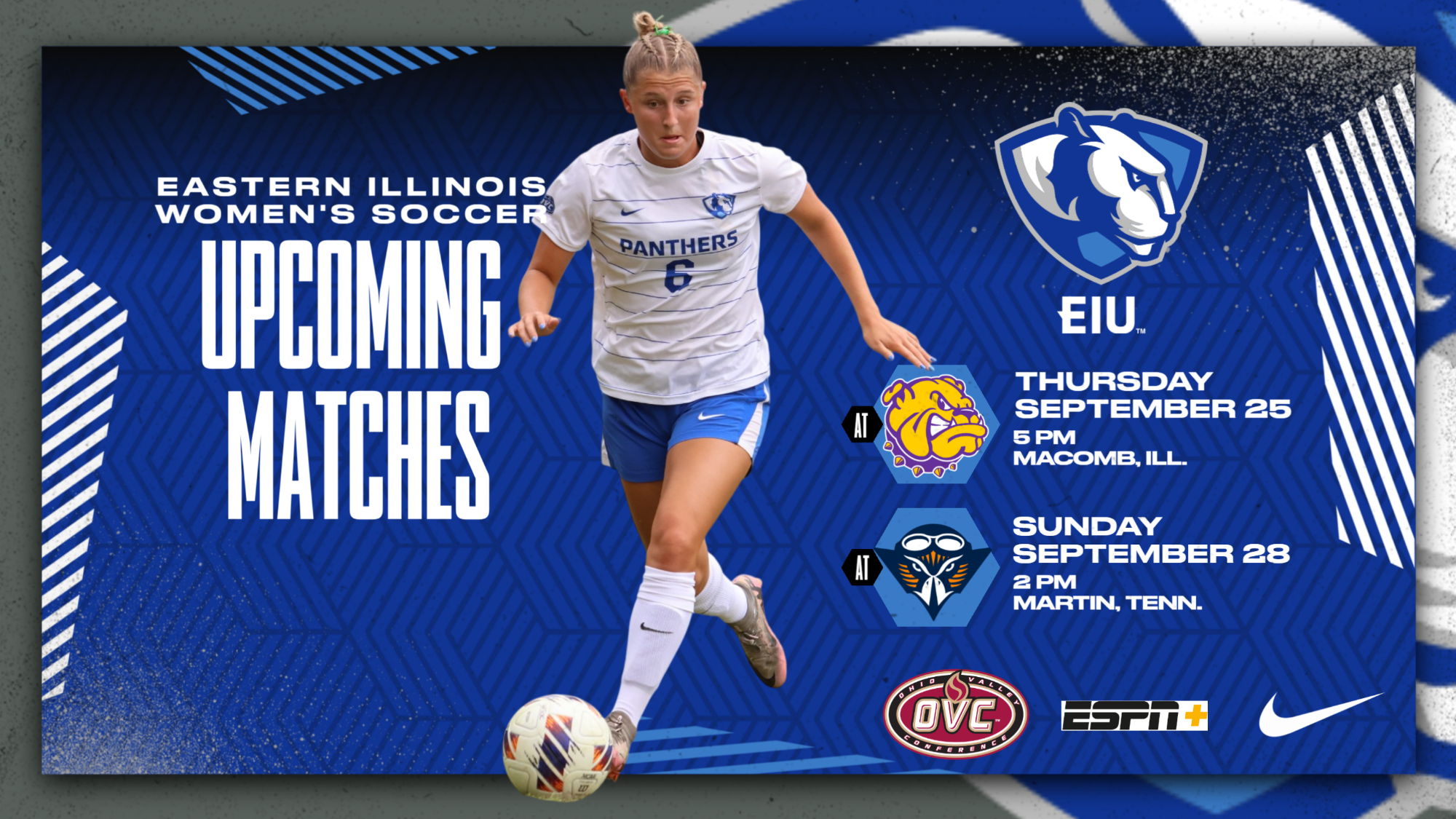Split Week Of Action For EIU Women's Soccer - Eastern Illinois ...