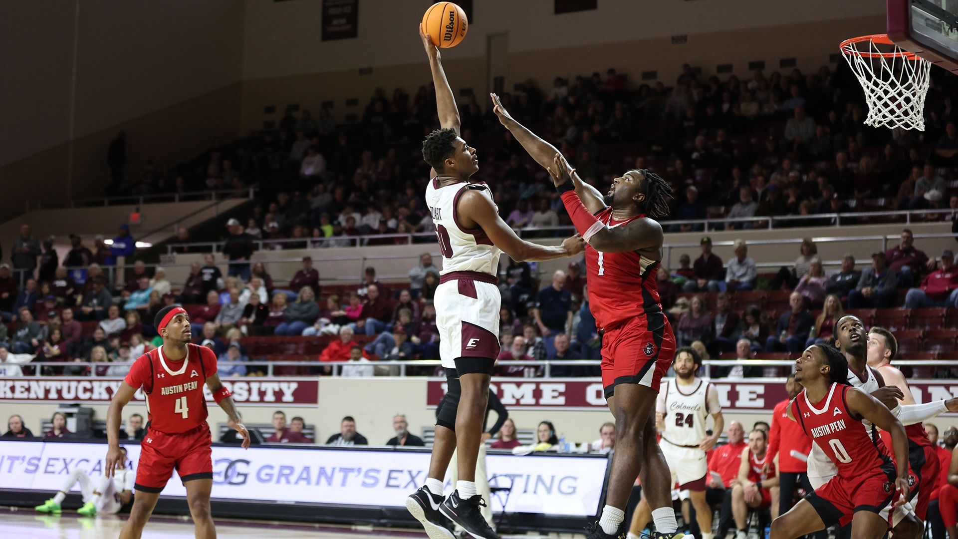 Colonels Never Trail On Their Way To Win Over Austin Peay And 2 0 Asun