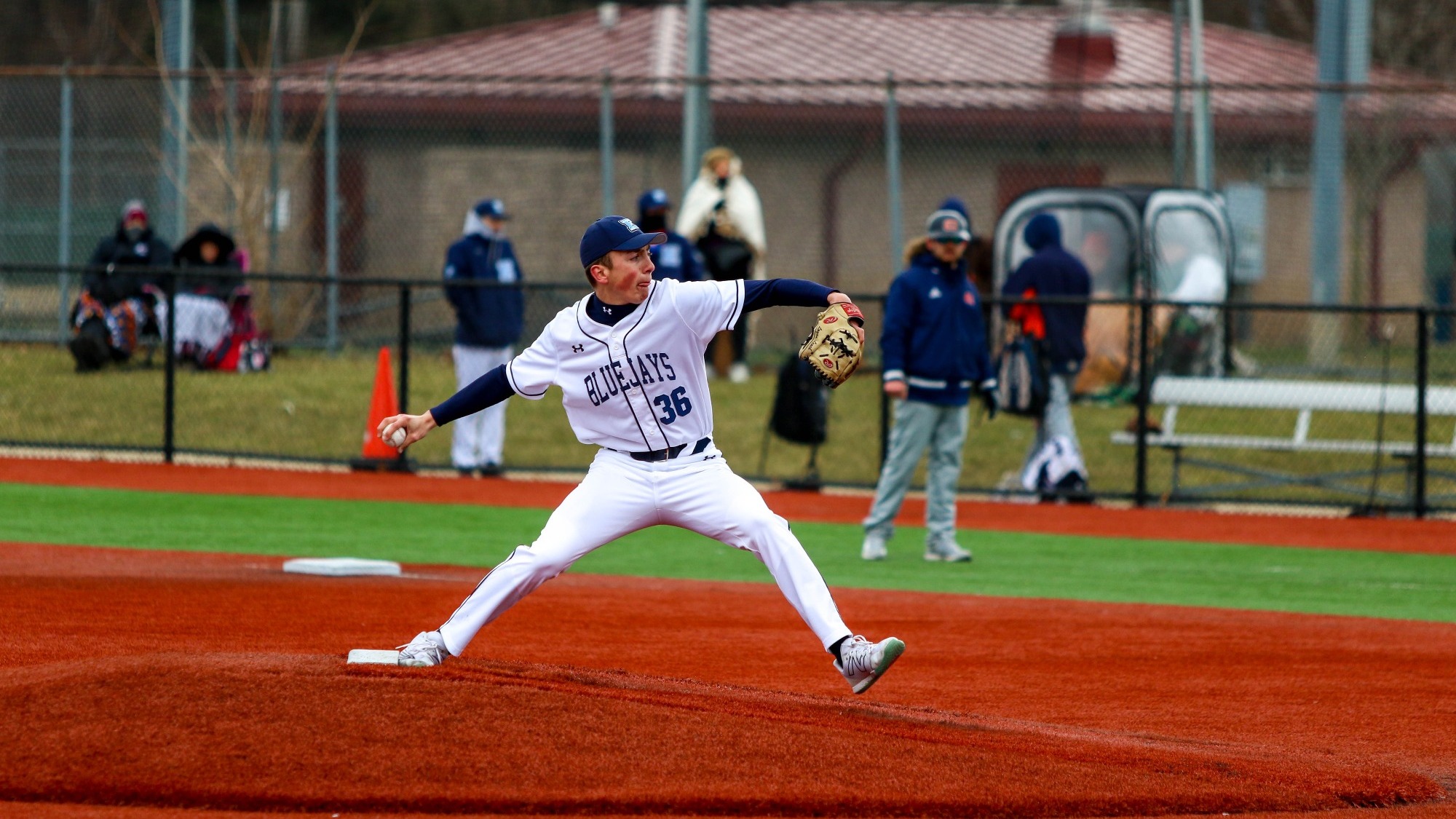 Baseball Drops Pair on Opening Day - Elmhurst University Athletics