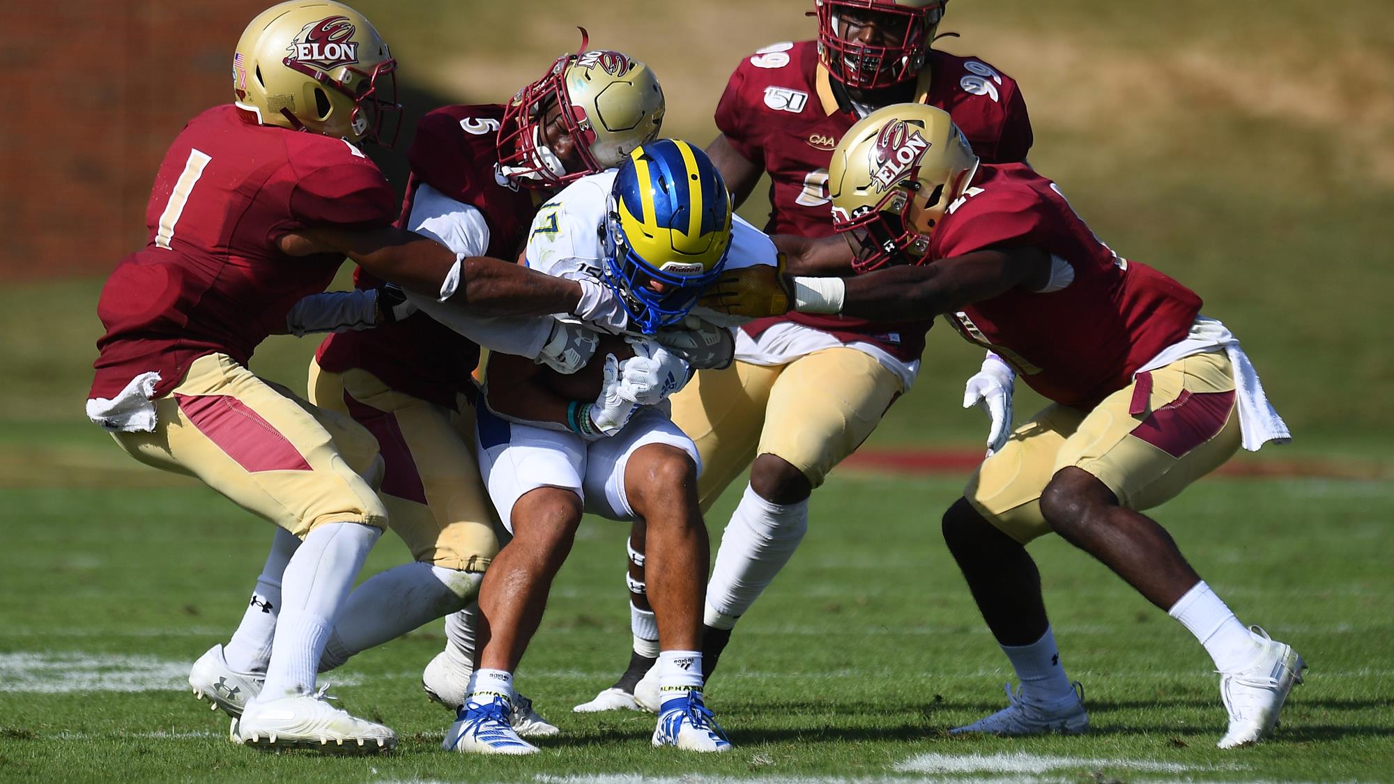 Elon Earns Statement Victory with 42-7 Defeat of No. 15 Delaware - Elon ...