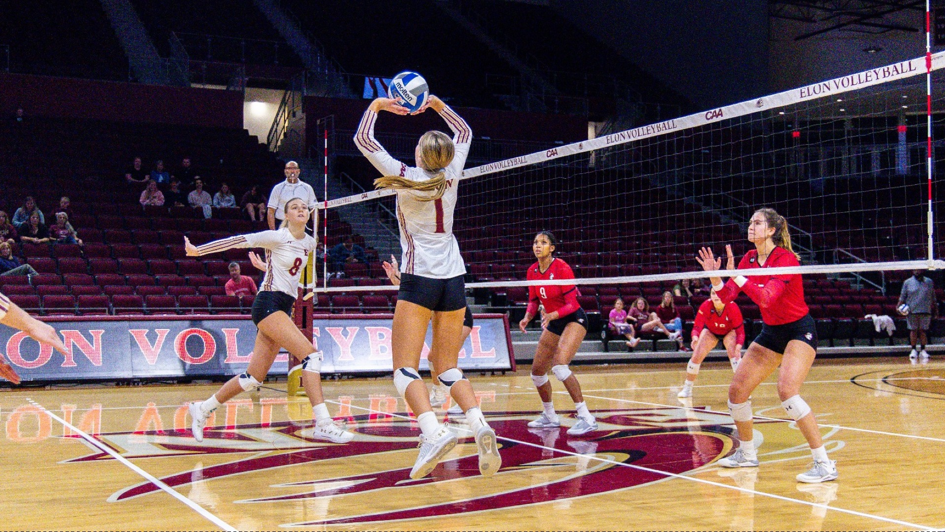 Volleyball Unable to Survive Five Set Battle with Northeastern - Elon ...