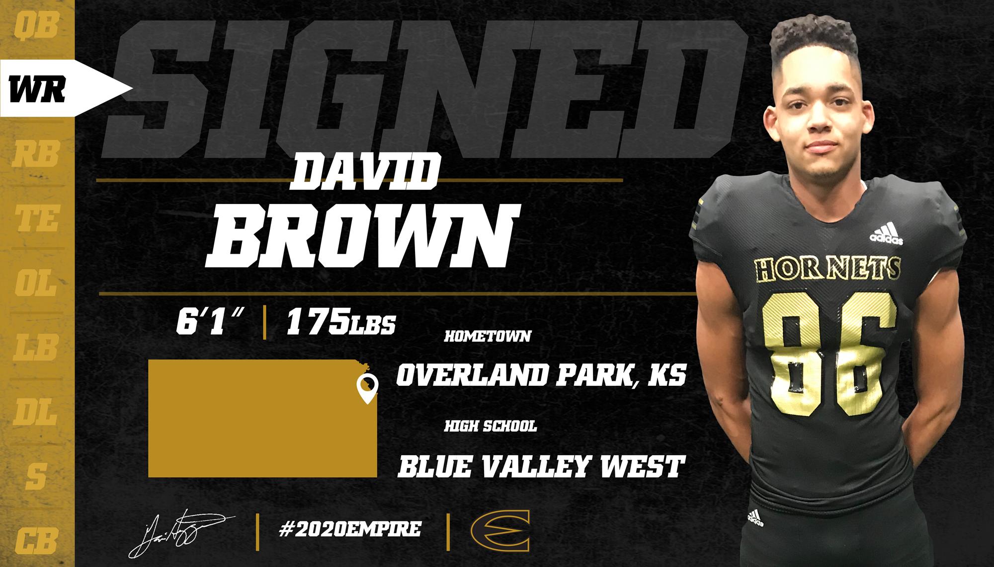 David Brown - 2020 - Football - Emporia State University Athletics