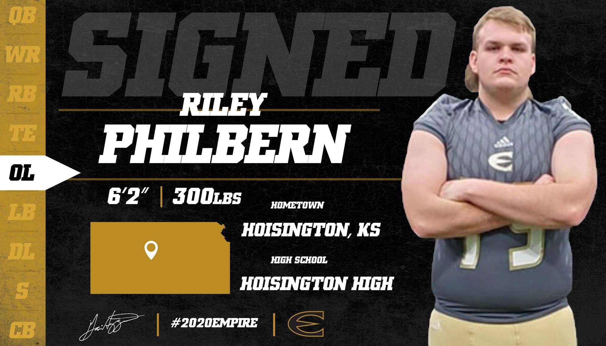 Riley Philbern - 2023 - Football - Emporia State University Athletics