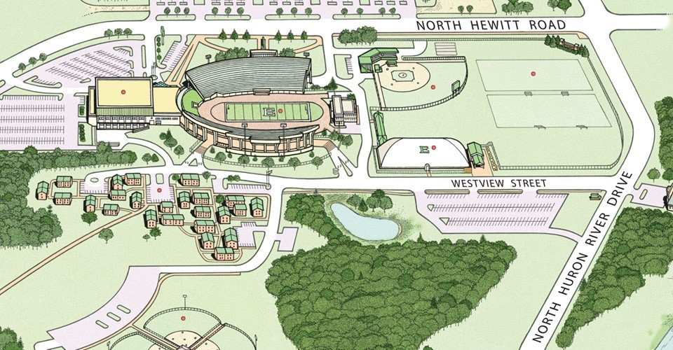 EMU Football Game Day Parking and Directions - Eastern Michigan ...