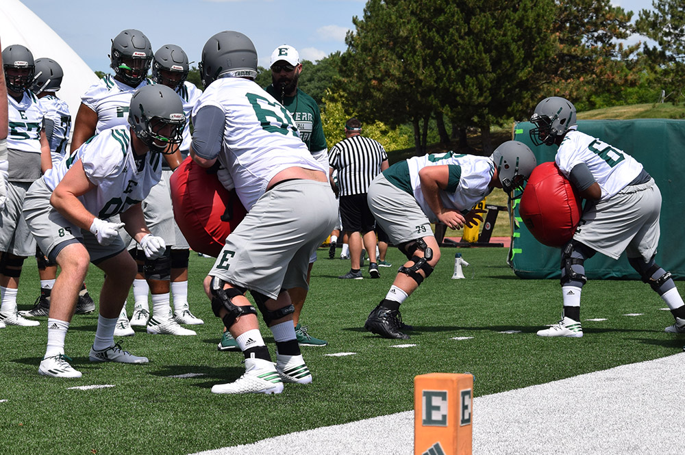 Football Completes First Day of Fall Practice - Eastern Michigan ...